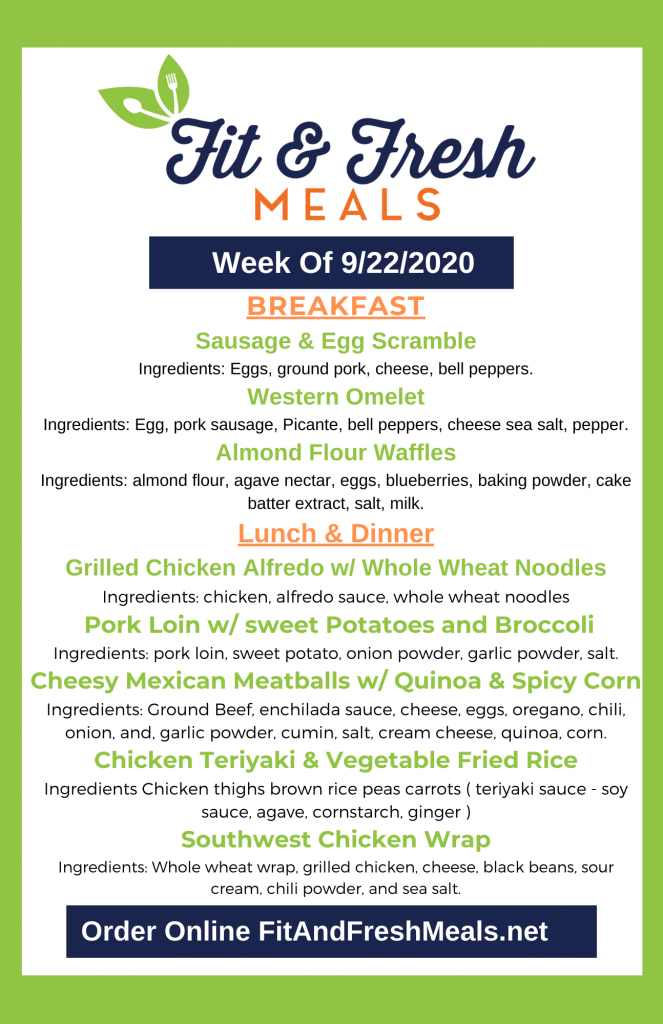 Fit & Fresh Meals | Fit & Fresh is a meal prep service that caters to ...